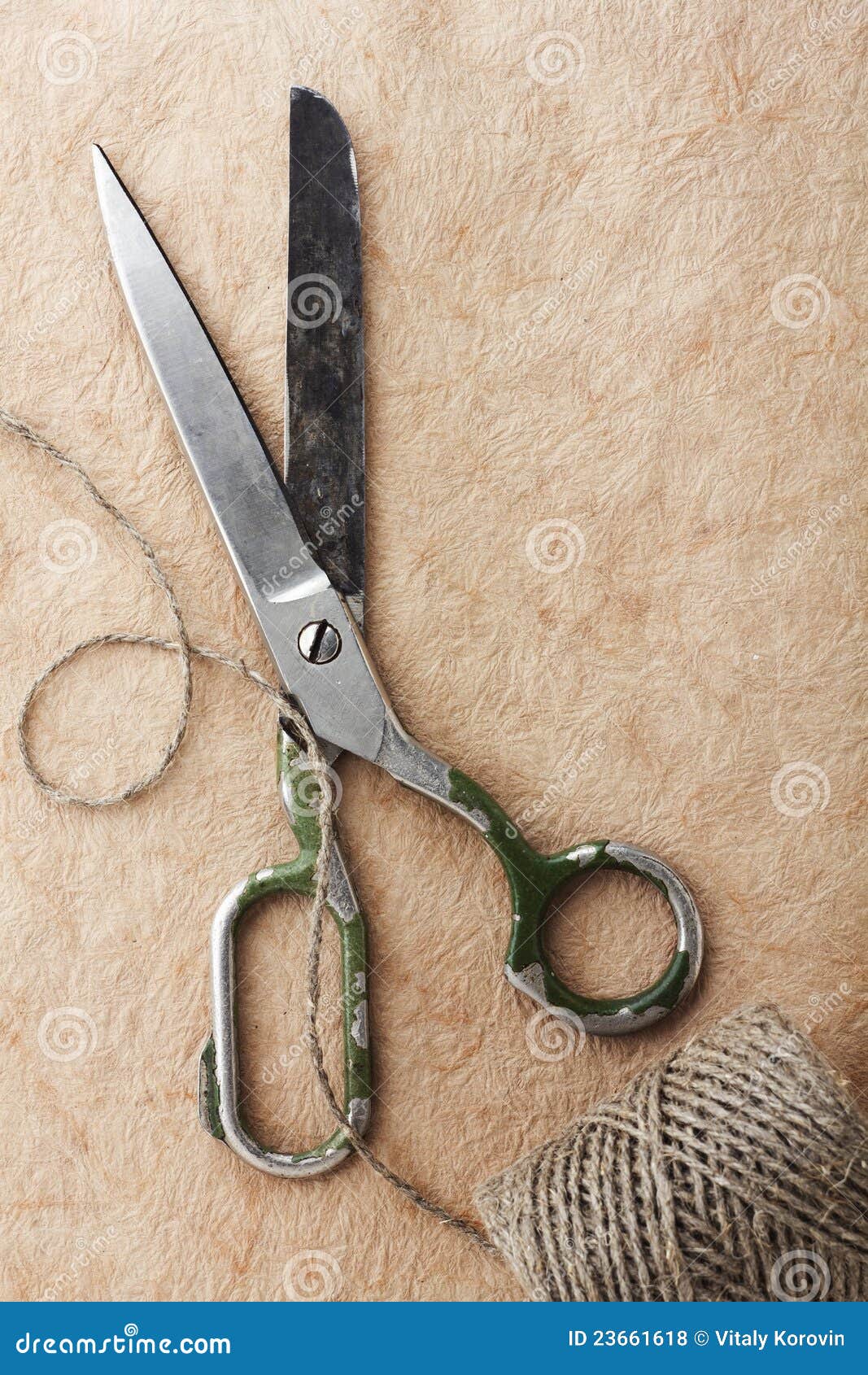 Old scissors stock photo. Image of blue, close, color - 23661618