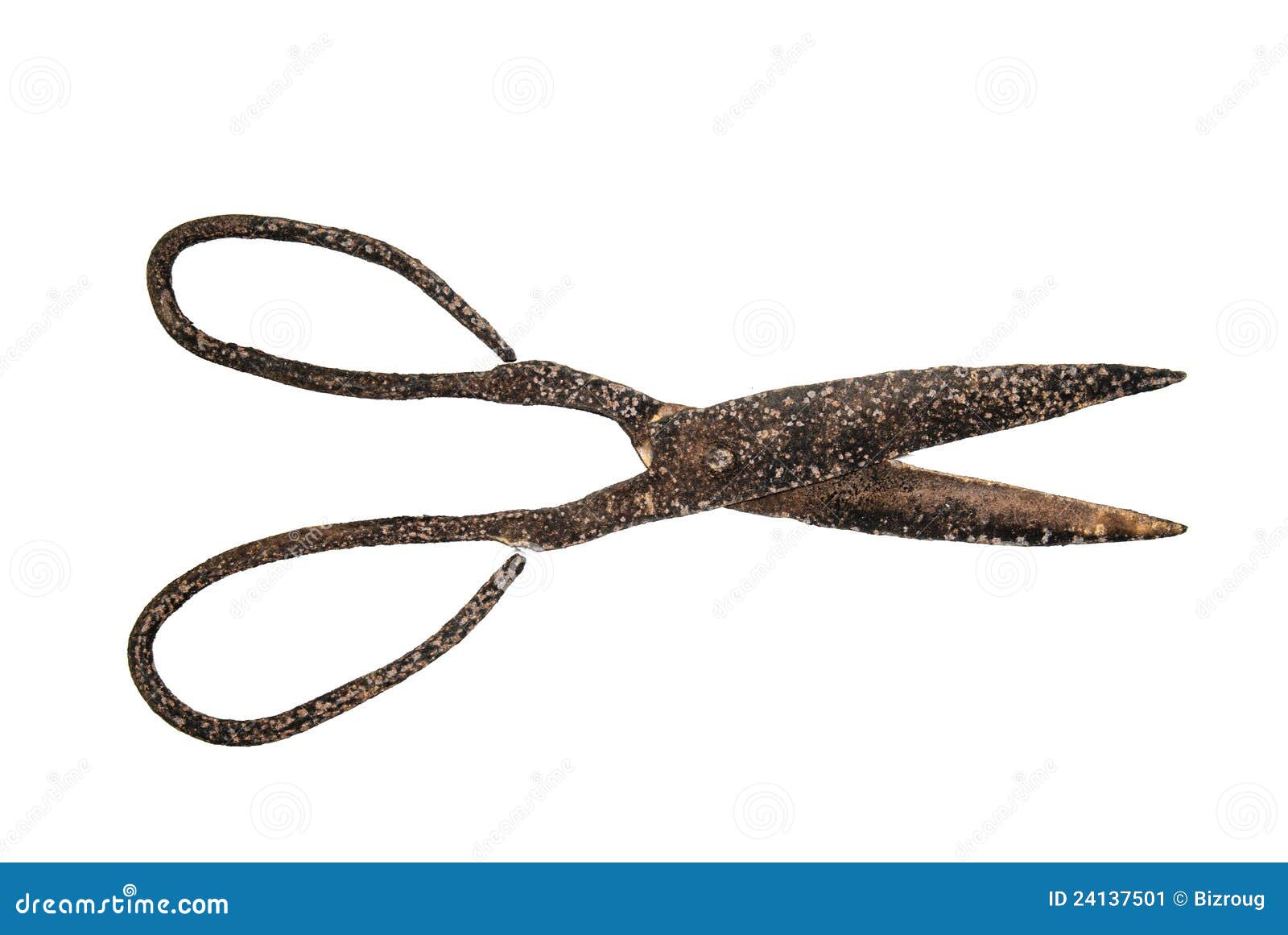 Old scissors stock image. Image of ancient, clip, iron - 24137501