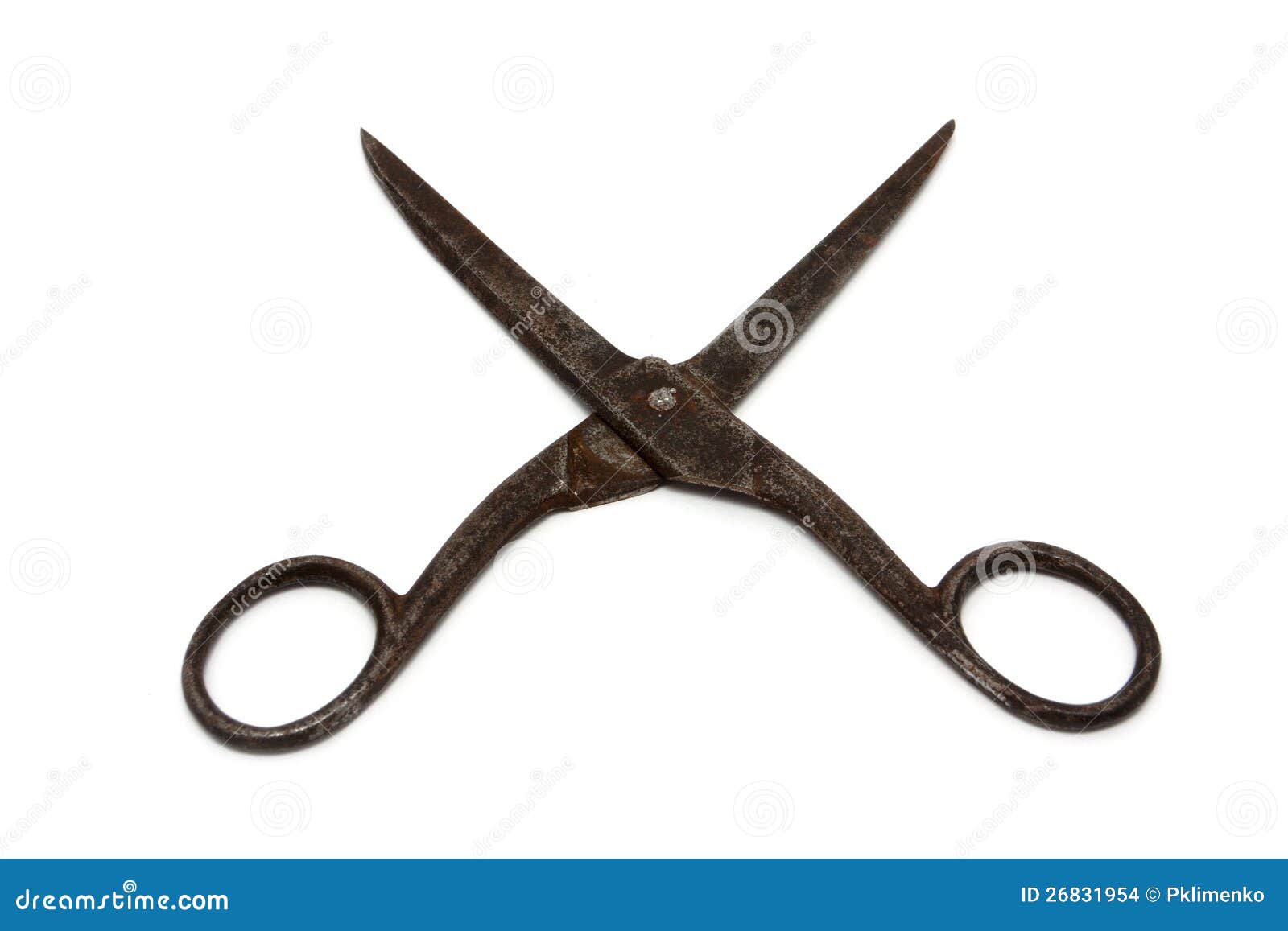 Old scissors stock photo. Image of grunge, aged, blade - 26831954