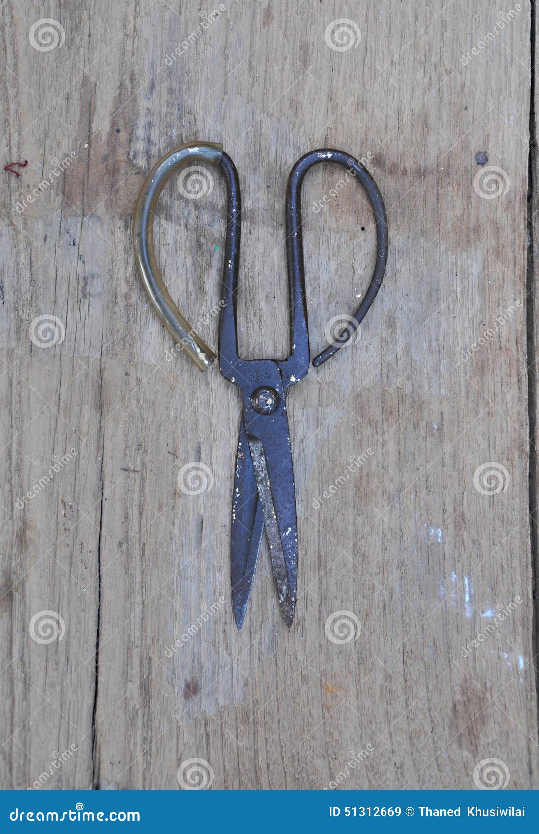 Old scissors stock image. Image of metal, handle, macro - 51312669