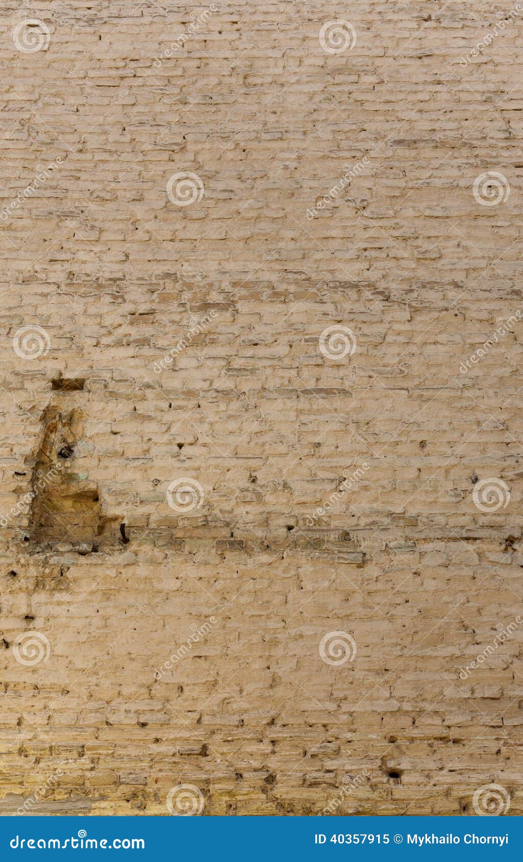 Old scored brick wall stock image. Image of urban, vintage - 40357915