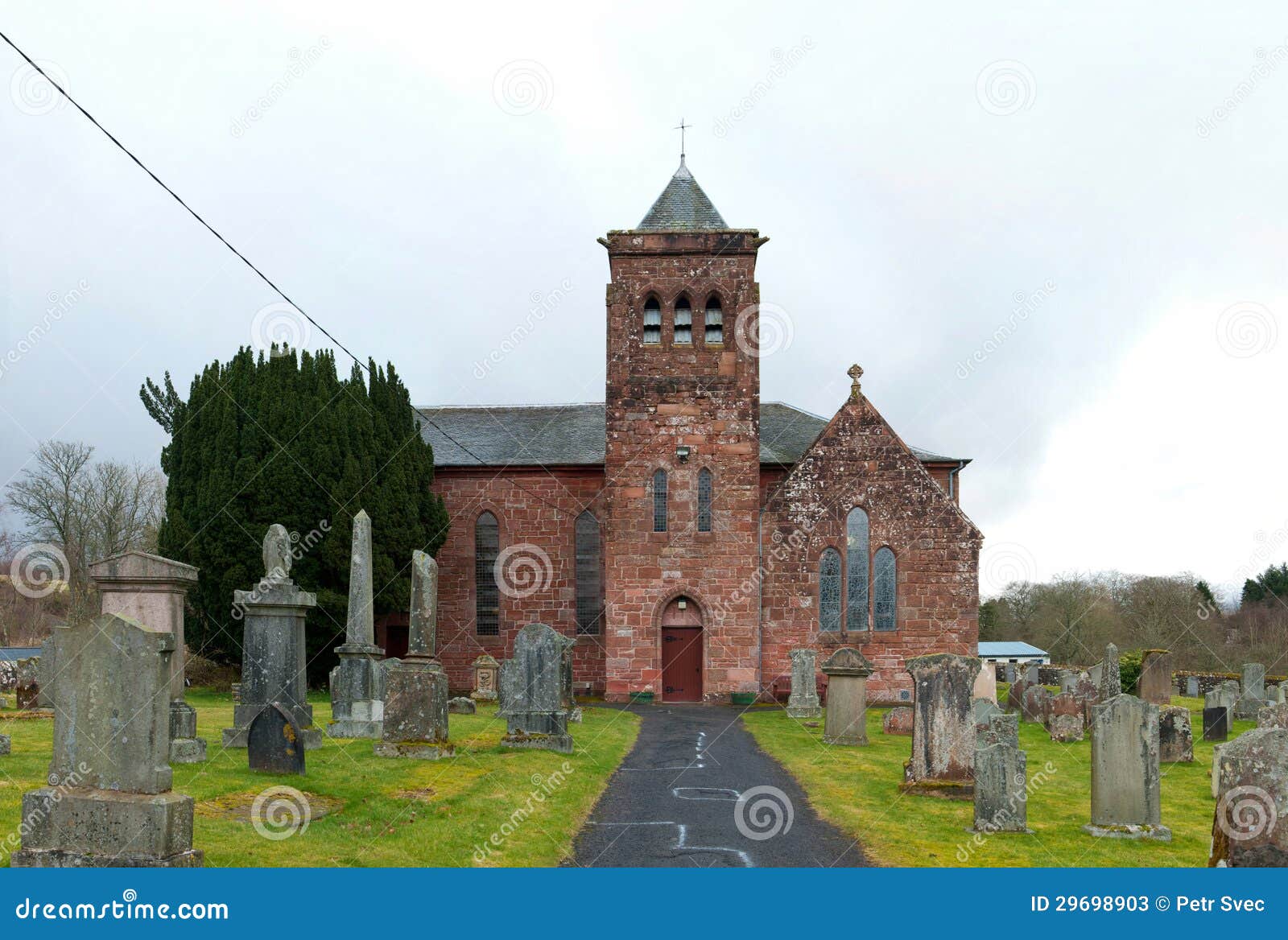 Old Scotish Church stock image. Image of landmark, scottish - 29698903