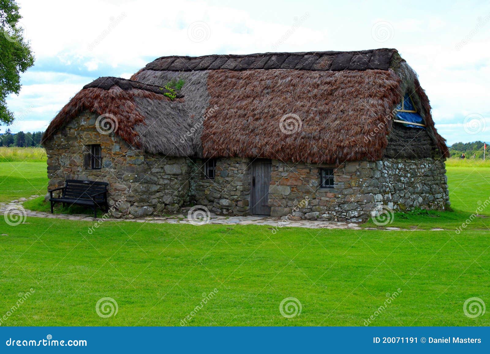 Old Scottish cottage stock image. Image of croft, facade - 20071191