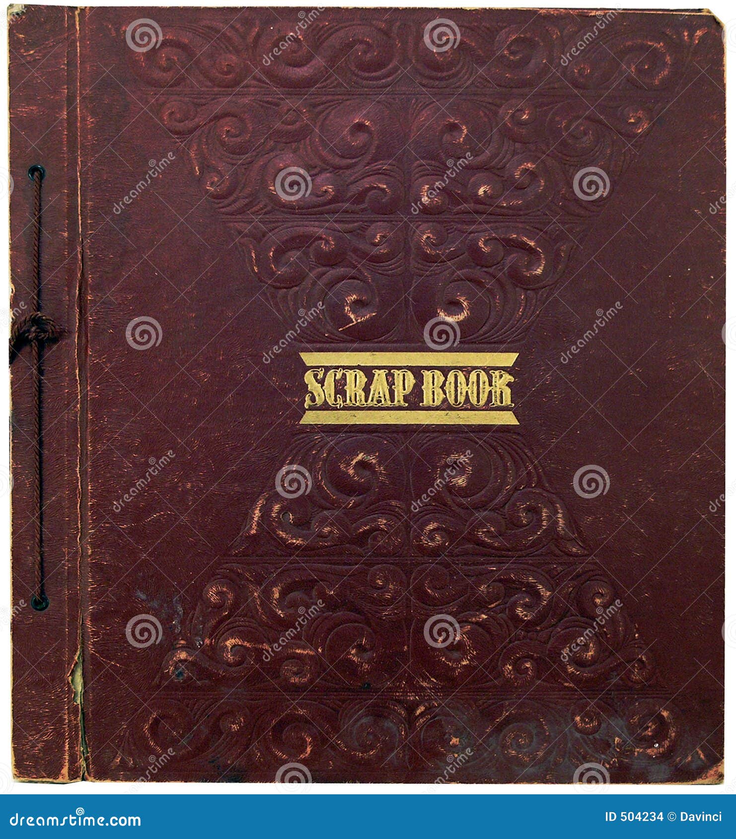 Old scrap book stock photo. Image of brown, worn, pattern - 504234