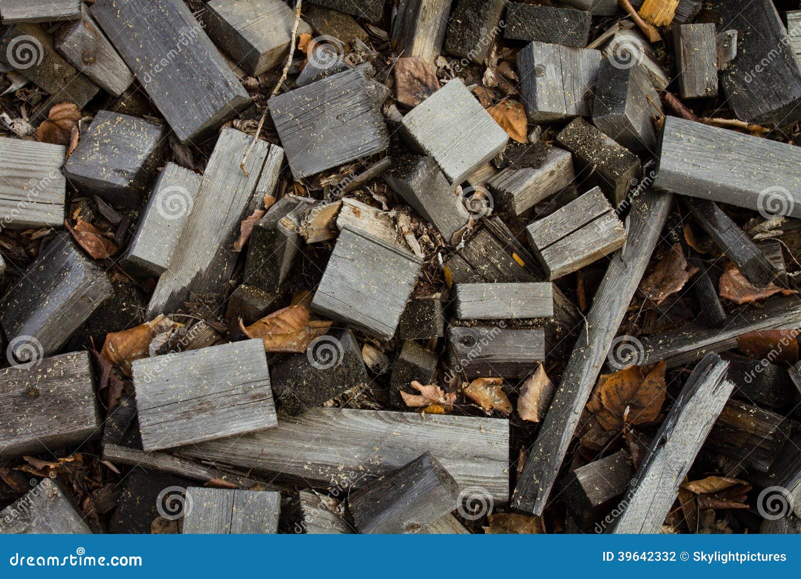 Old scrap lumber stock photo. Image of grunge, lumberyard - 39642332