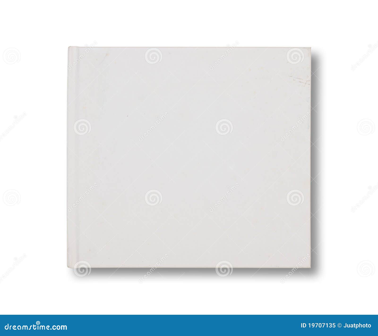 Old Scratched Blank White Notebook Stock Image - Image of damaged ...