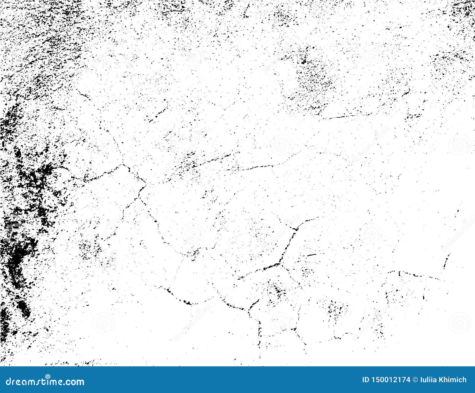 Old Scratched Wall, Damaged Surface. Abstract Background, Vector Grunge ...