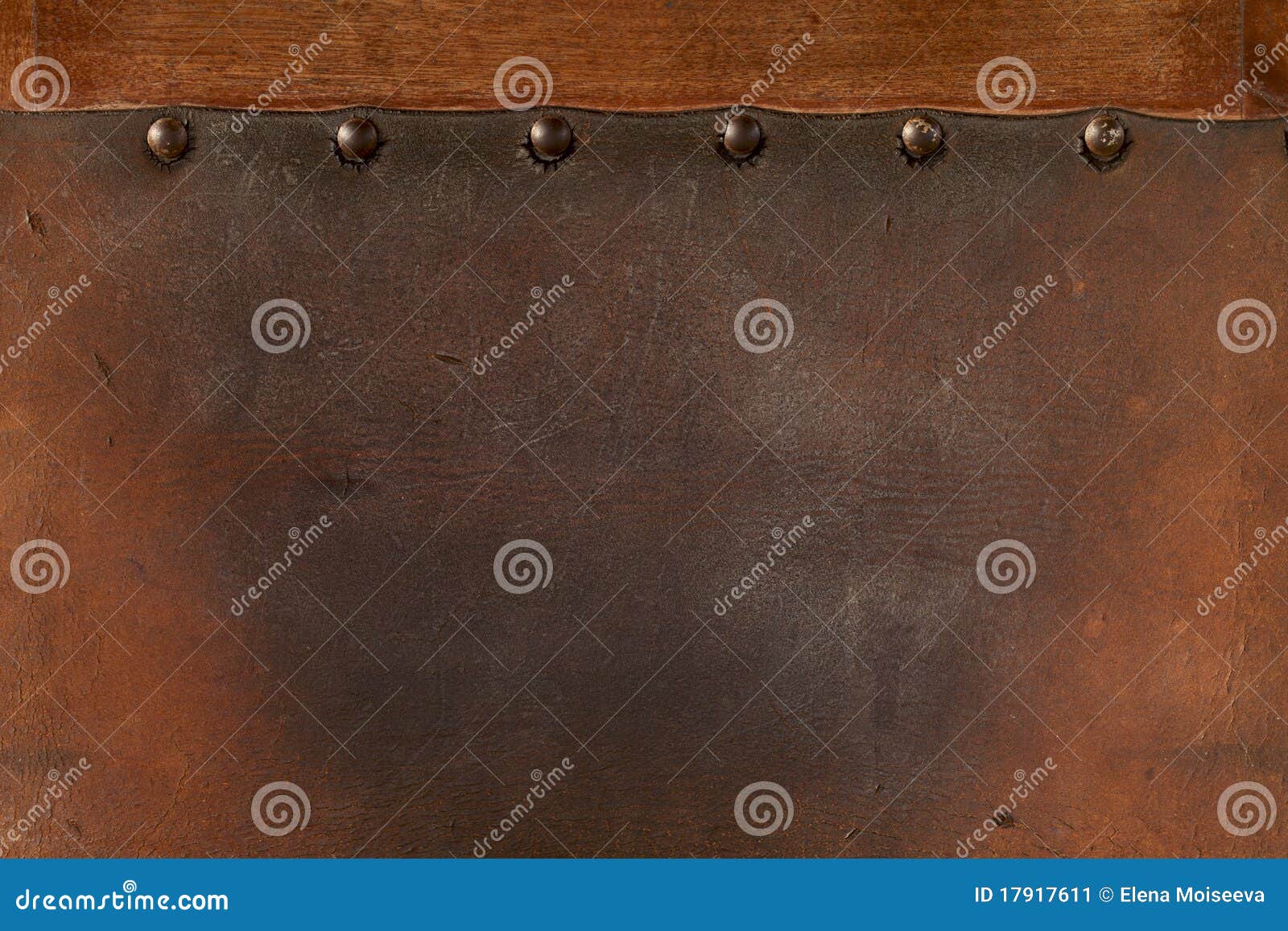 Old Scratched Weathered Leather Tacked Stock Image - Image of close ...