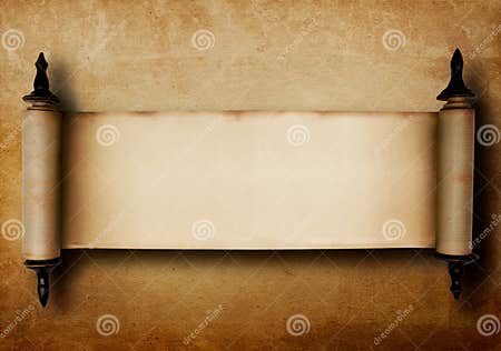 Old scroll stock photo. Image of religion, brown, ancient - 13583402
