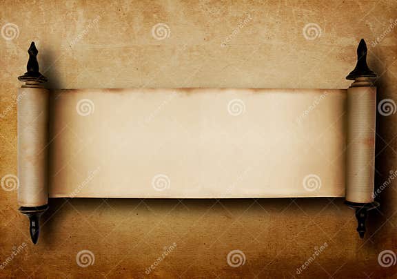 Old scroll stock photo. Image of religion, brown, ancient - 13583402