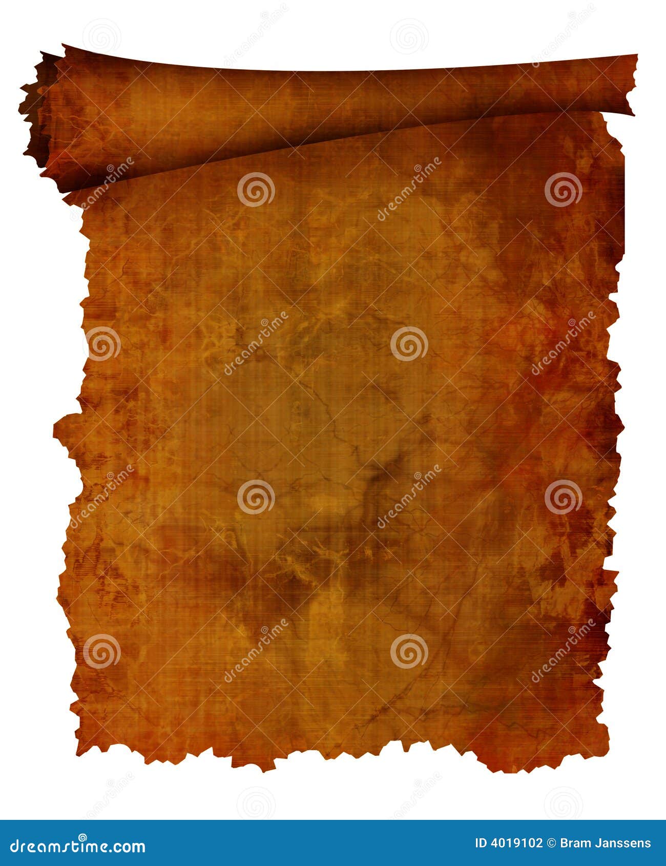 Old scroll stock illustration. Illustration of antique - 4019102