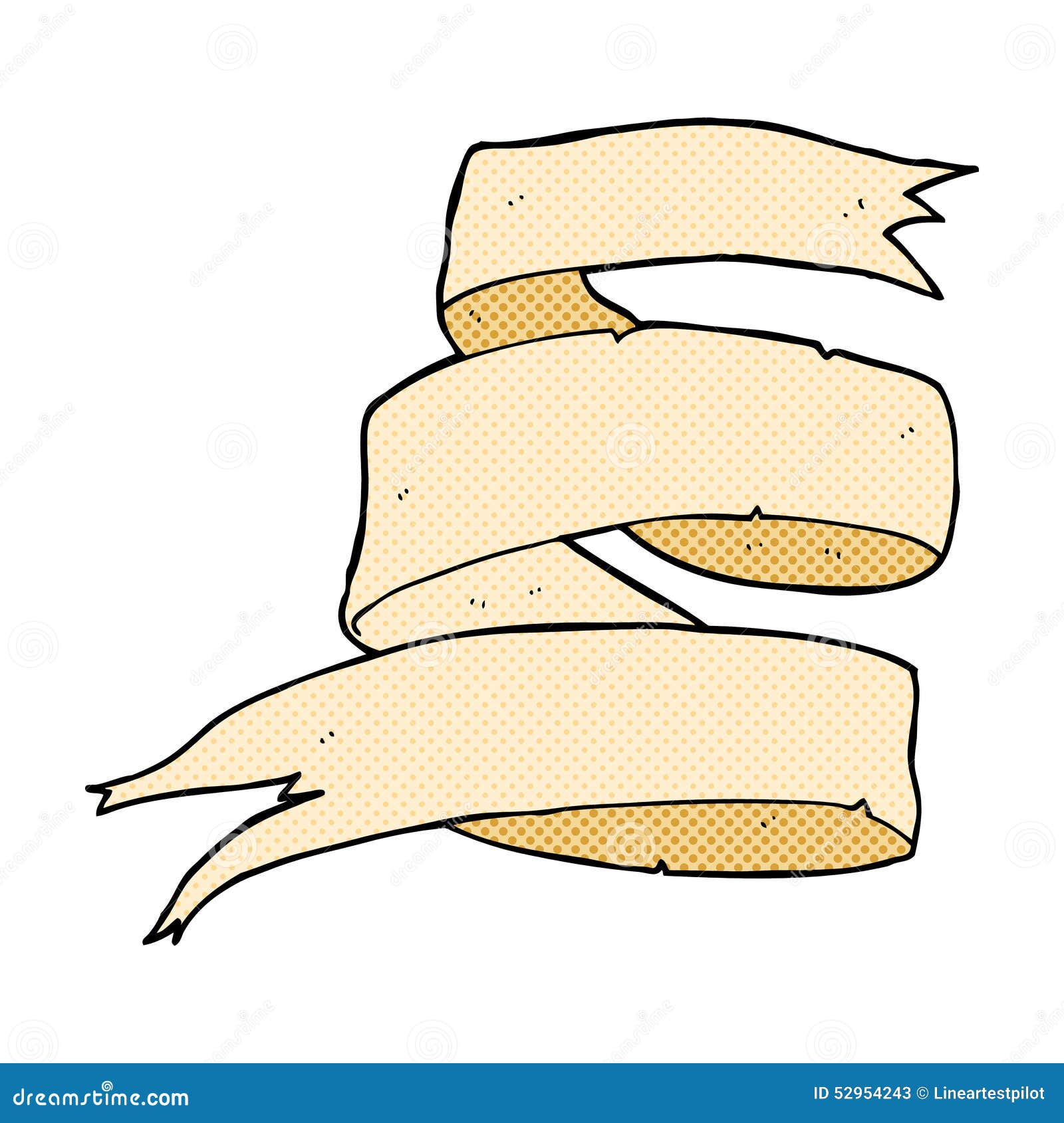 Old Scroll Banner Comic Cartoon Stock Illustration - Illustration of ...