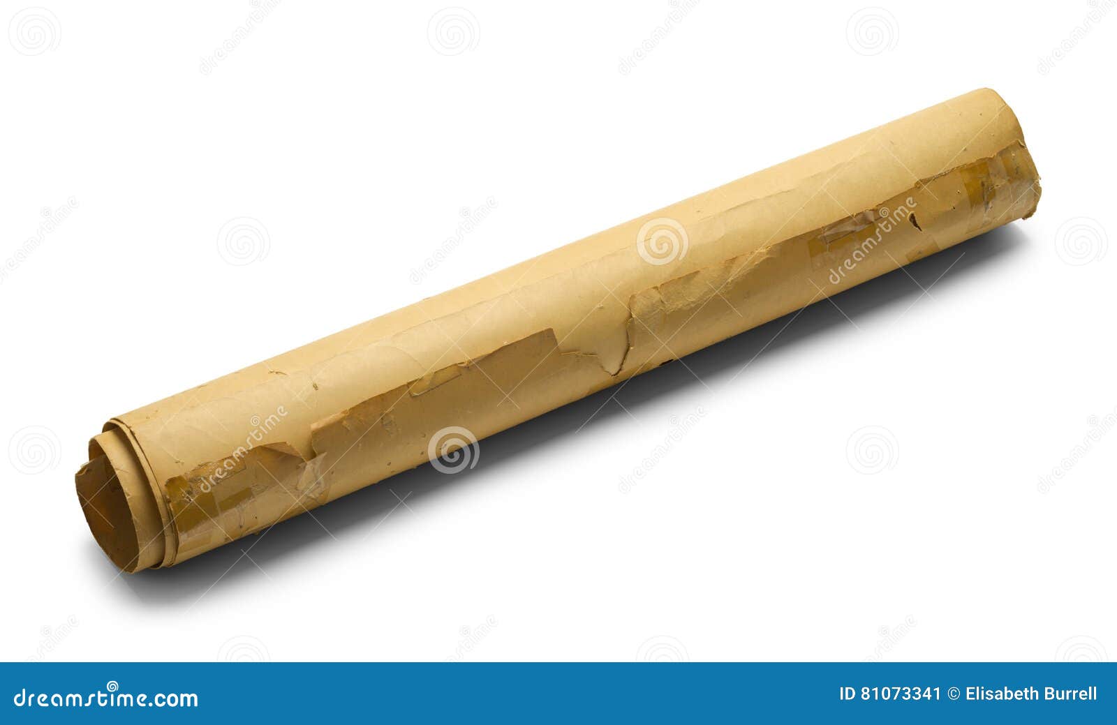 Old Scroll stock image. Image of creased, poster, ripped - 81073341