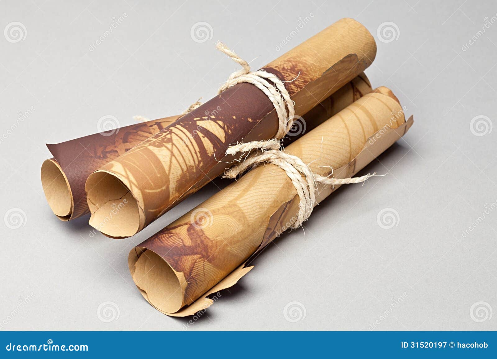 Old Scrolls of Papers stock image. Image of letter, sheet - 31520197