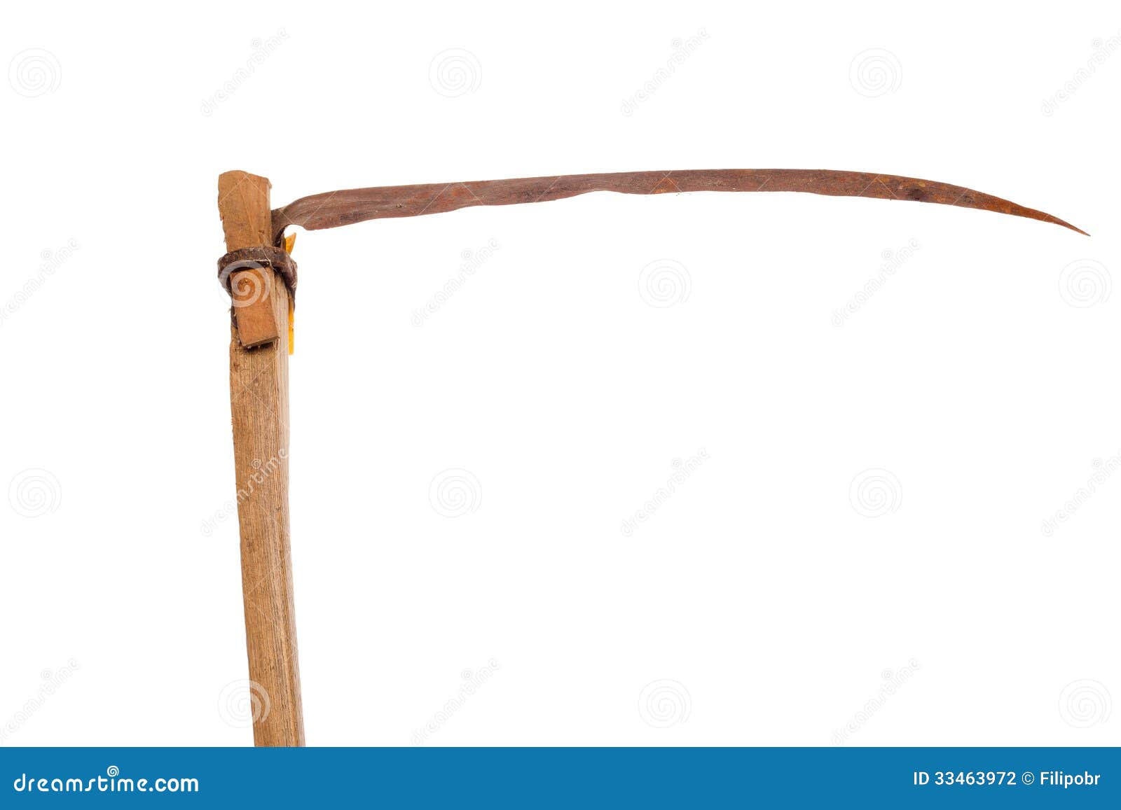 Old scythe stock photo. Image of iron, ancient, background - 33463972