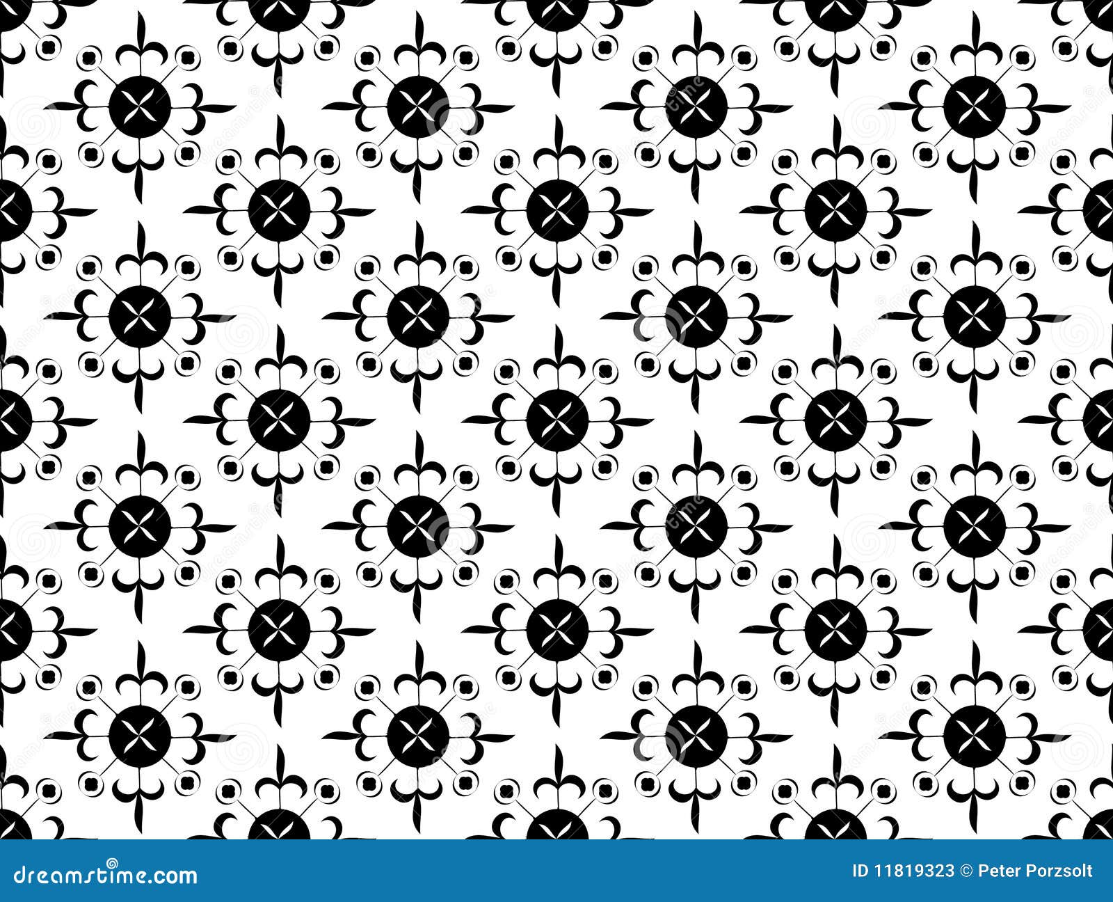 Old Seamless Wallpaper Background Stock Vector - Illustration of ...