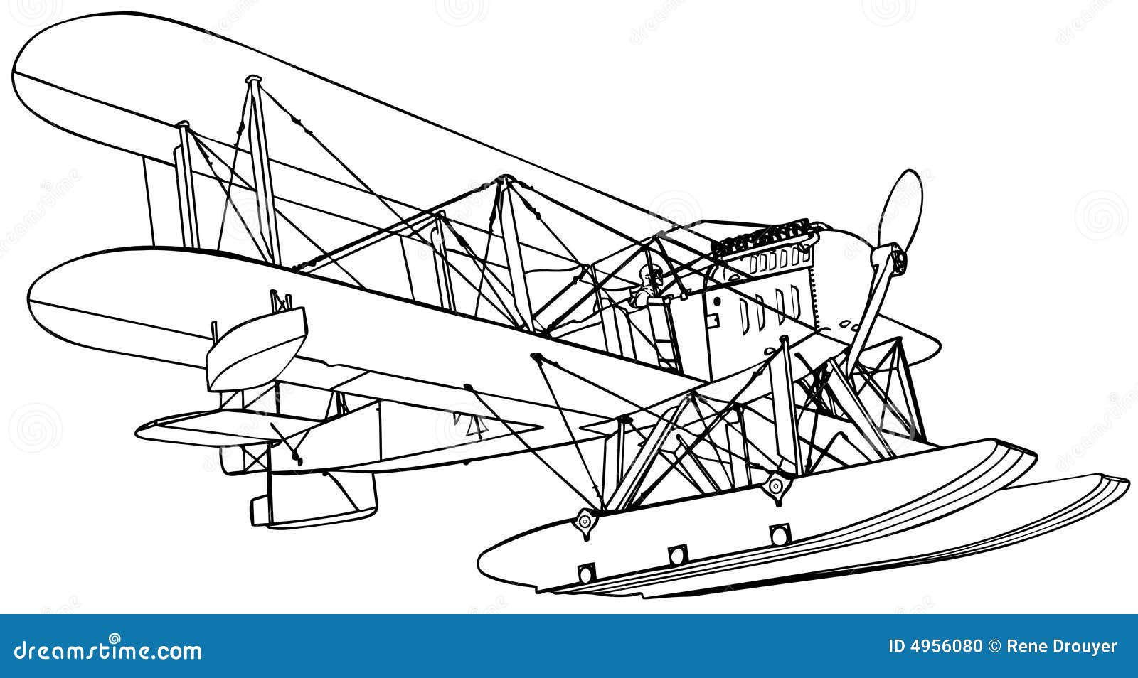 Seaplane Drawing