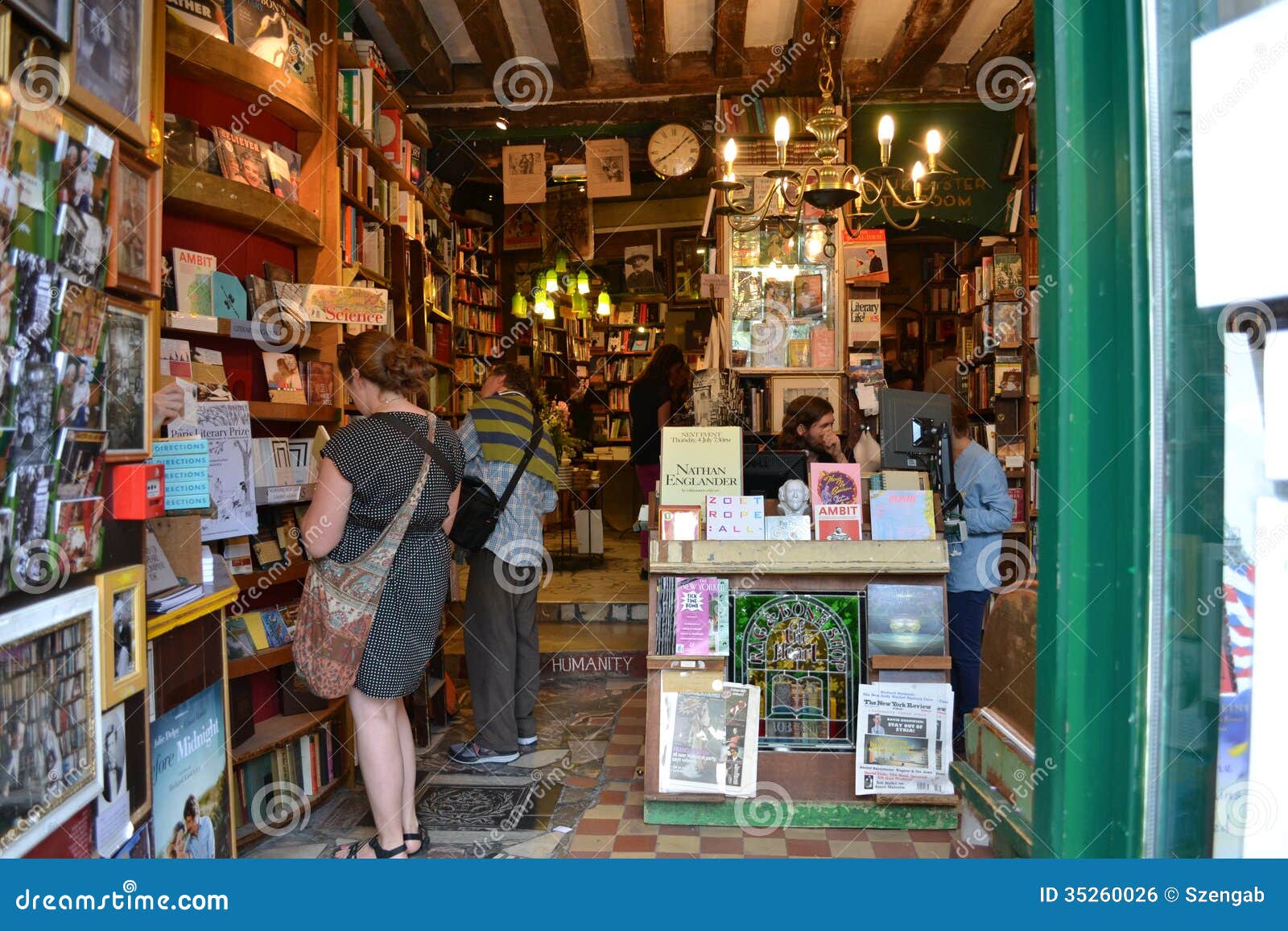Old secondhand bookshop editorial photo. Image of culture - 35260026