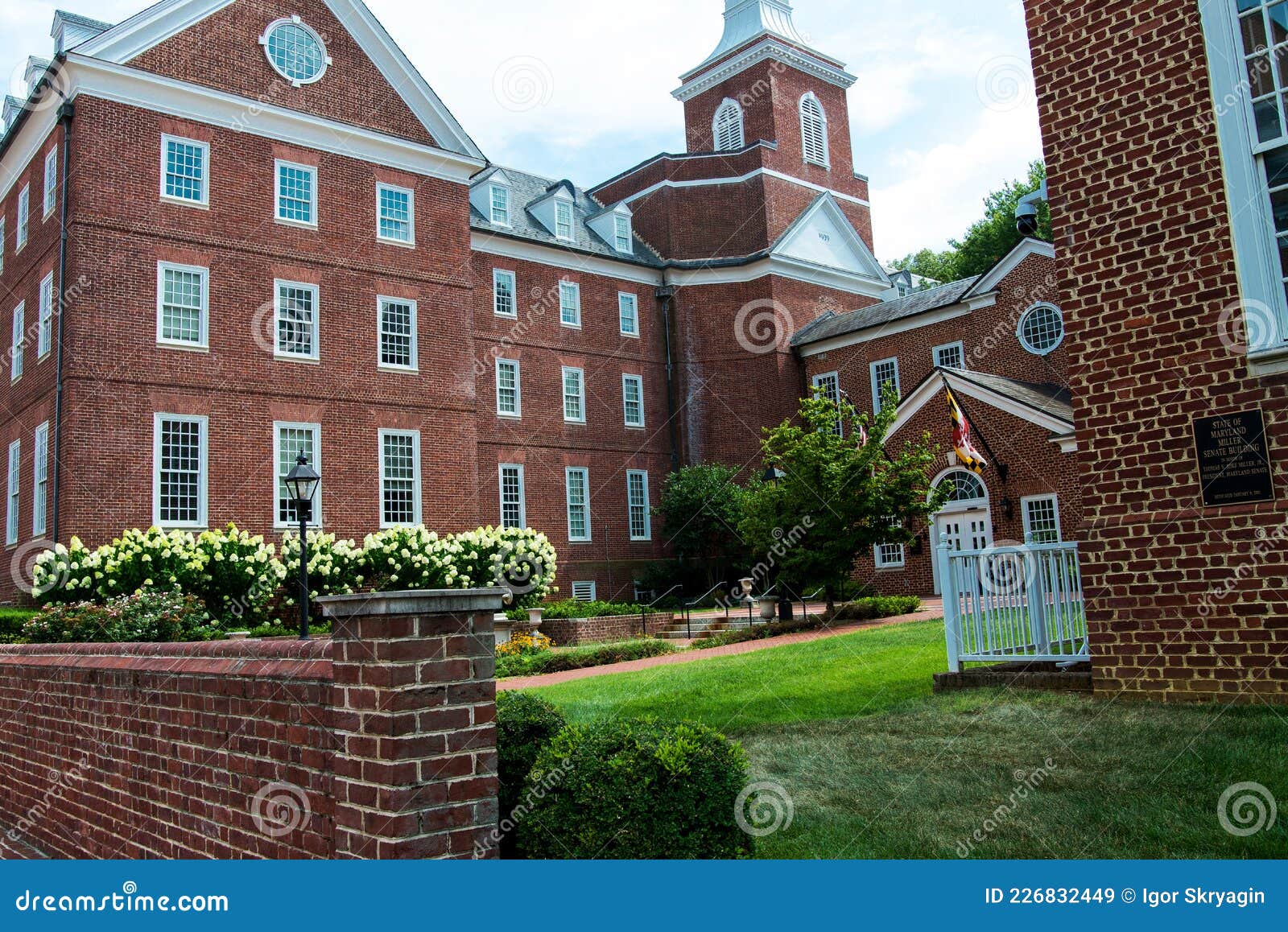 Old Senate Building in Annapolis Editorial Stock Image - Image of ...