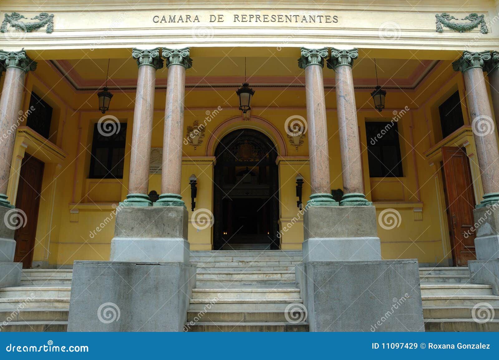 Old Senate Building in Havana Stock Image - Image of classic, beautiful ...