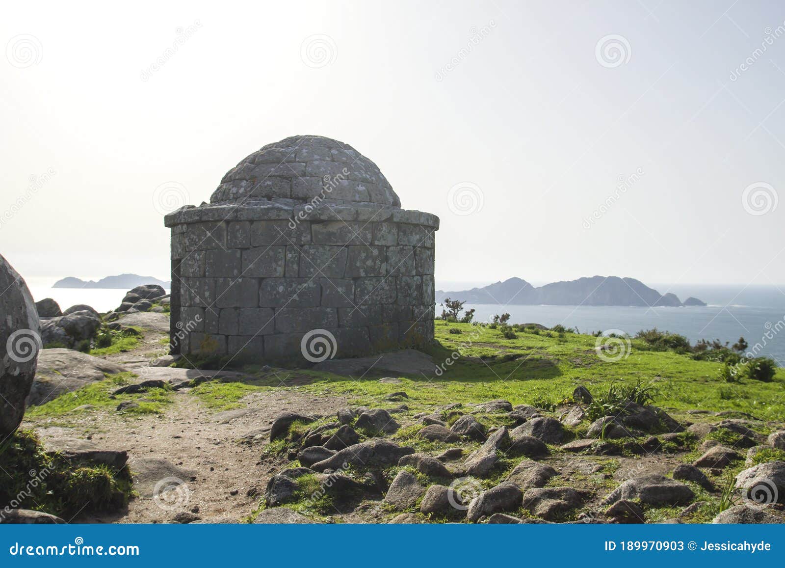 Old Sentry in Monte Do Facho, Galicia, Spain Stock Image - Image of ...