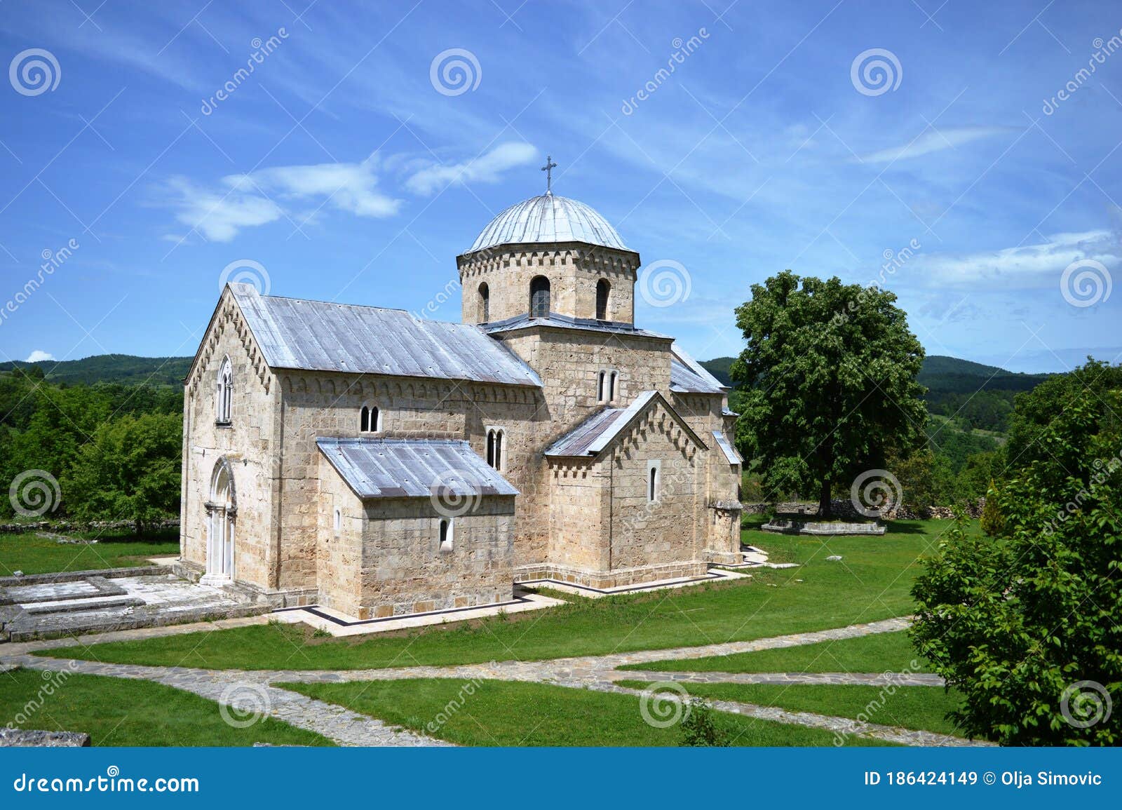 Old Serbian Orthodox Monastery Stock Image - Image of orthodox ...
