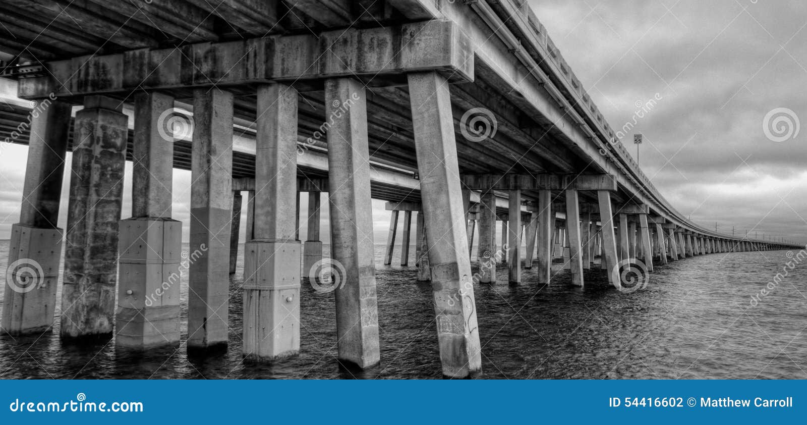 Old Seven Mile Bridge stock photo. Image of keys, west - 54416602