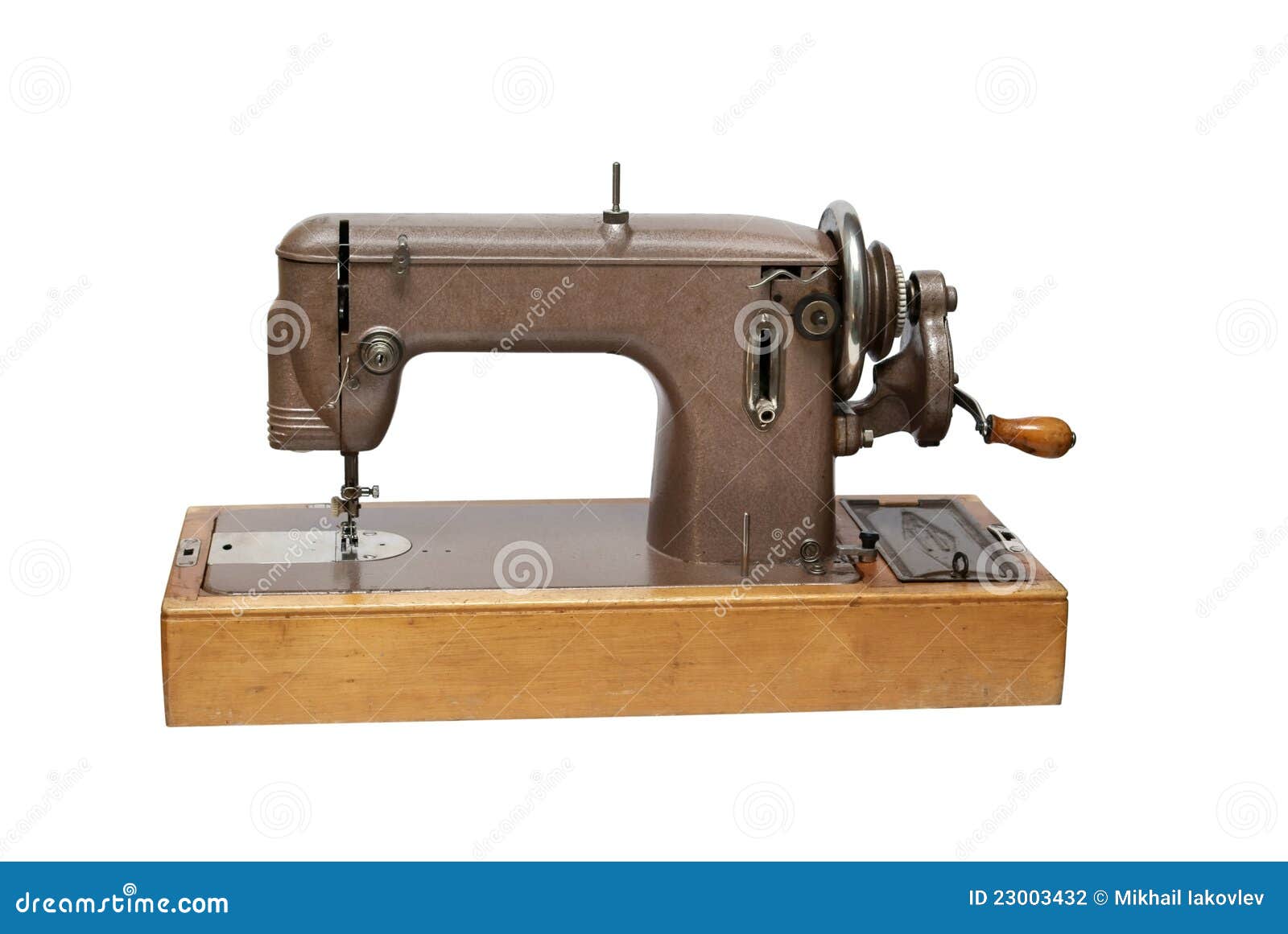 The old sewing machine stock photo. Image of making, line - 23003432