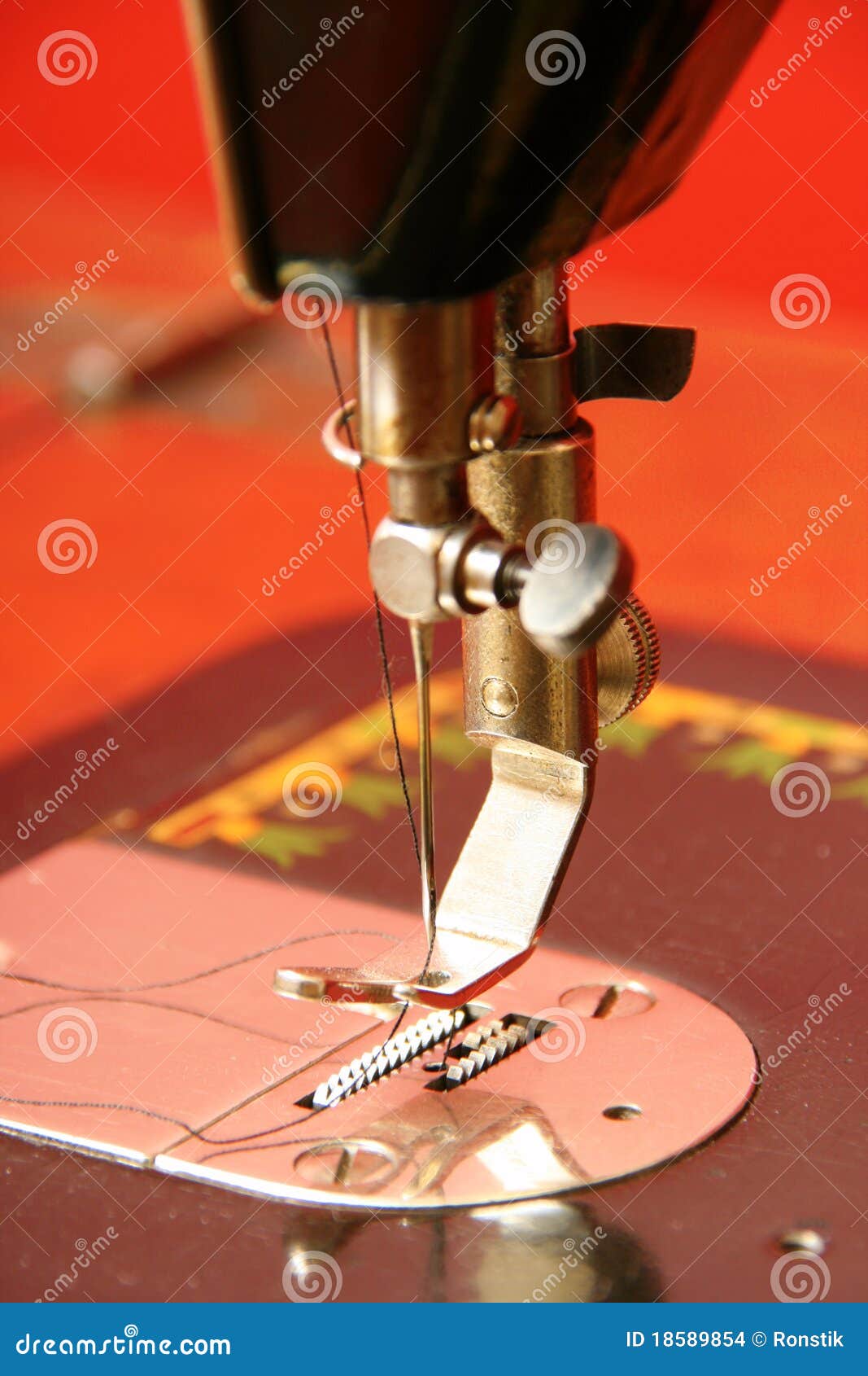 Old sewing machine needle stock photo. Image of singer - 18589854