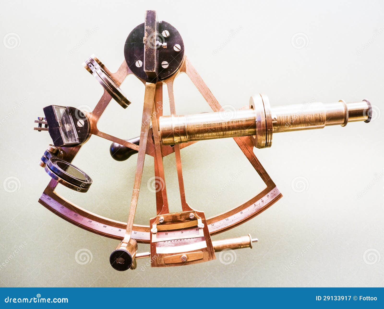Old sextant stock image. Image of antique, measuring - 29133917