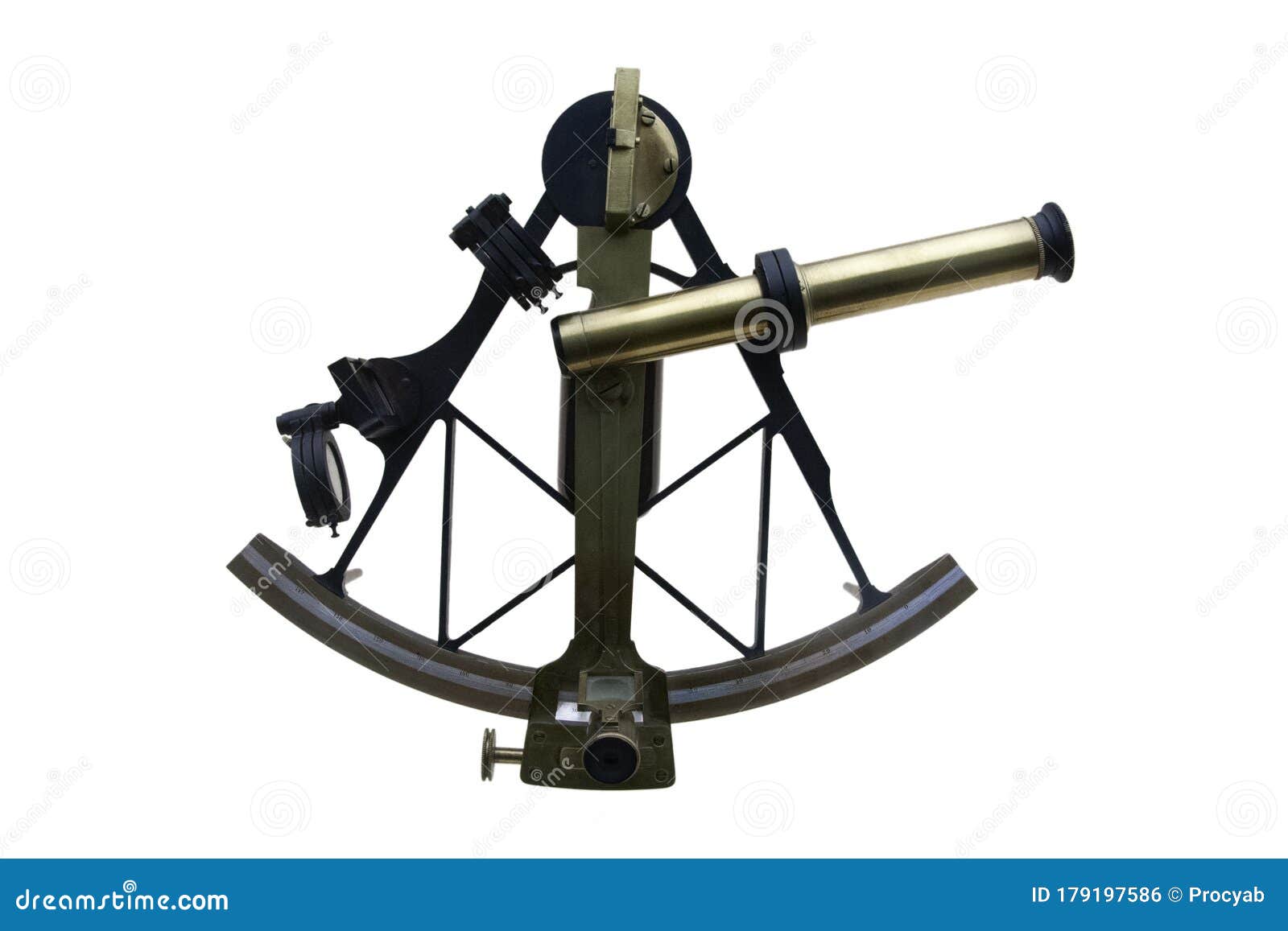 Old sextant stock photo. Image of positioning, graduation - 179197586