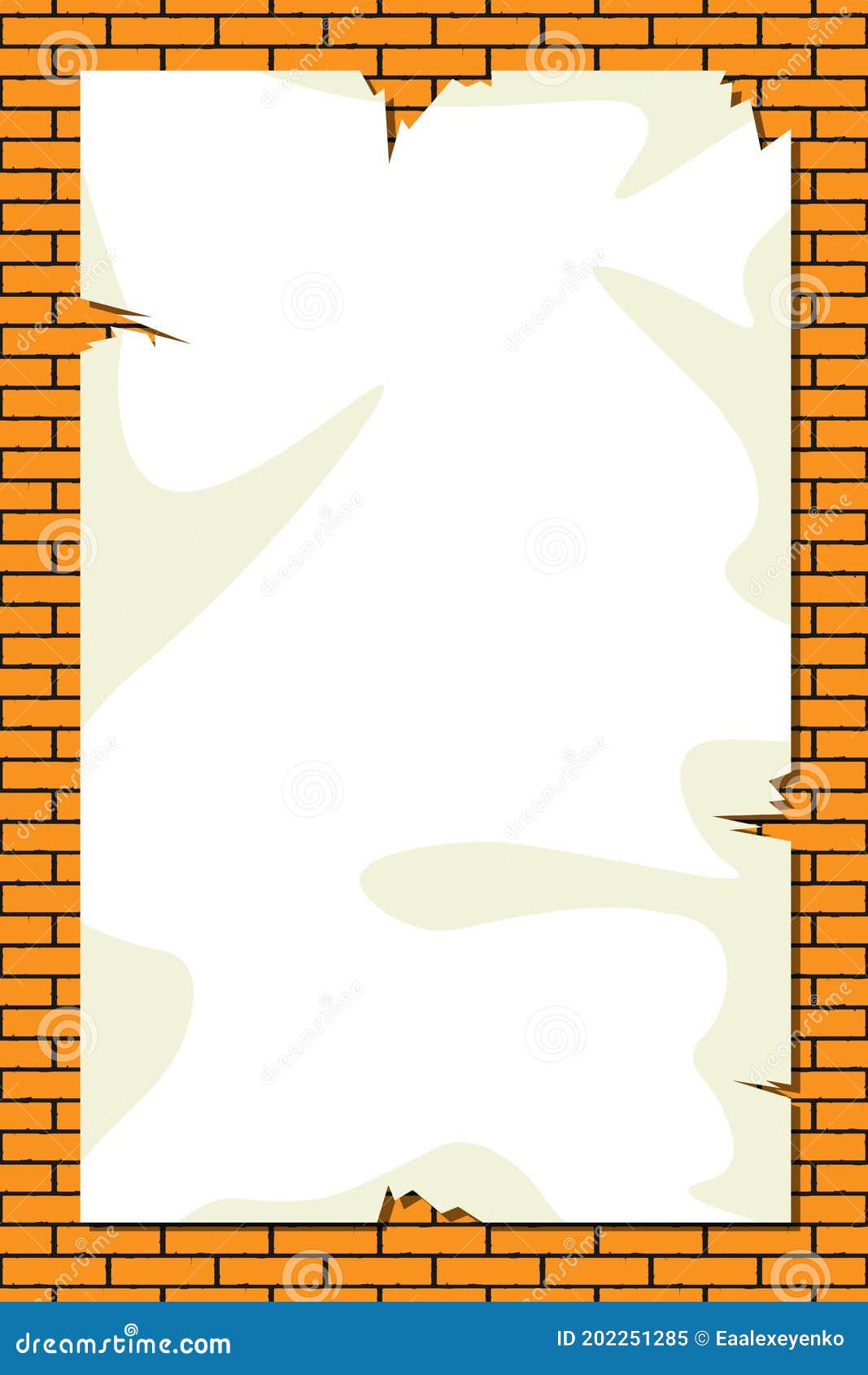 Torn Threadbare Hollow Paper Stock Image | CartoonDealer.com #281248537