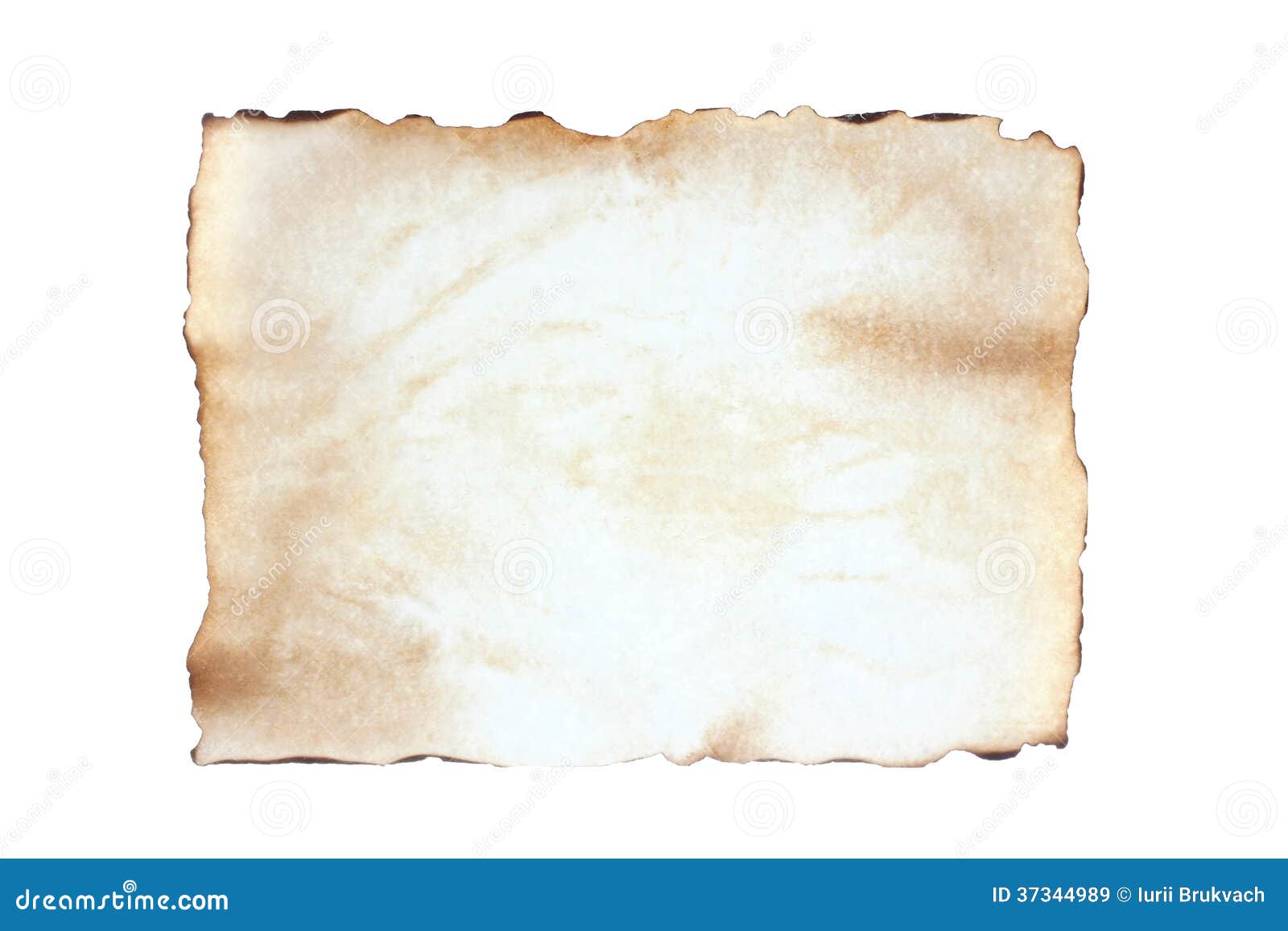 Old sheet blank paper stock image. Image of isolated - 37344989