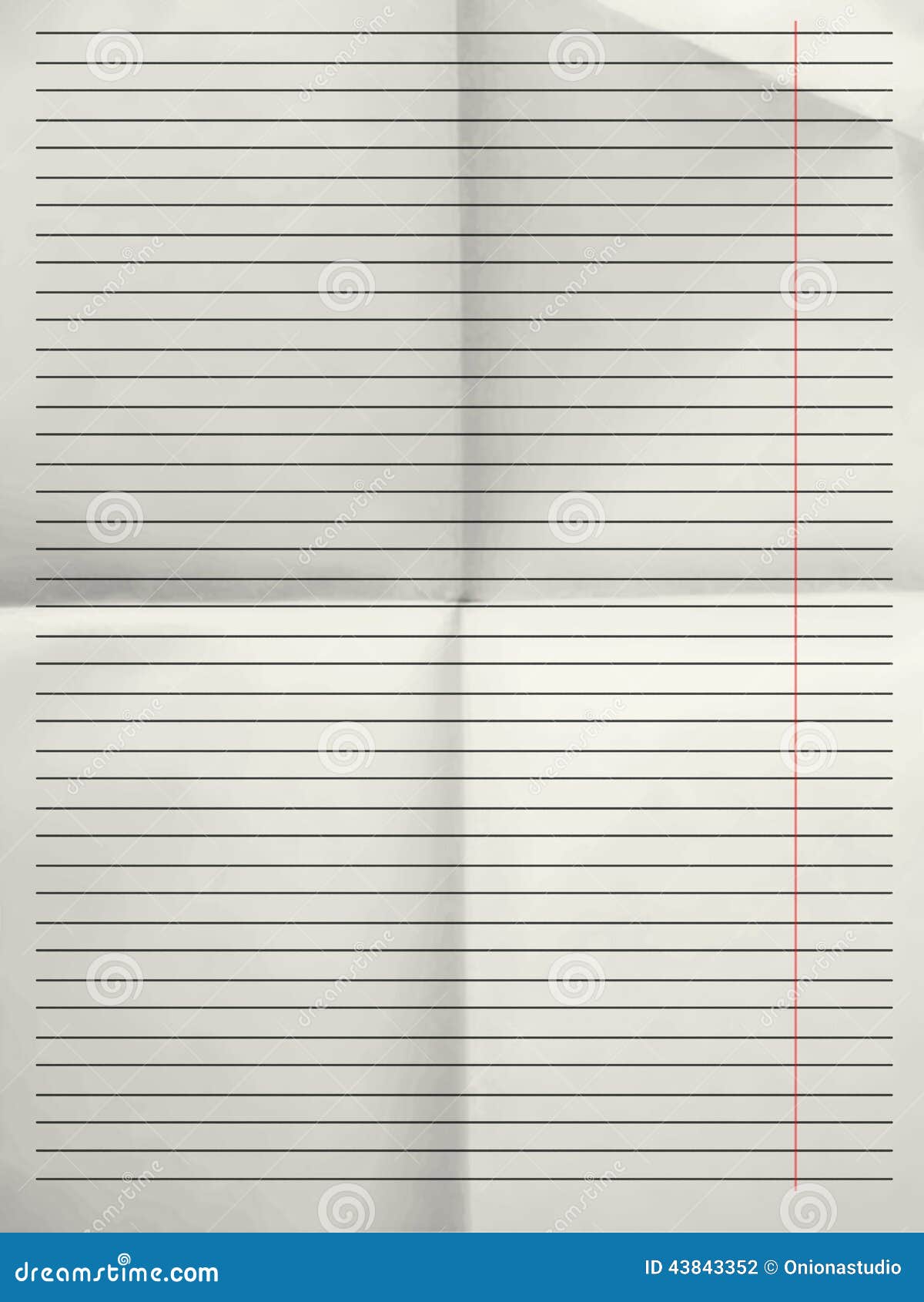 Old Sheet of Lined Paper Background with Margin Stock Photo - Image of ...