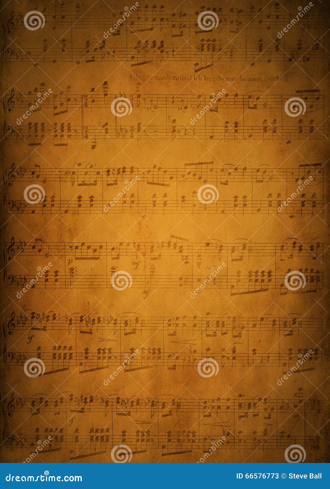 Old sheet music background stock image. Image of rough - 66576773