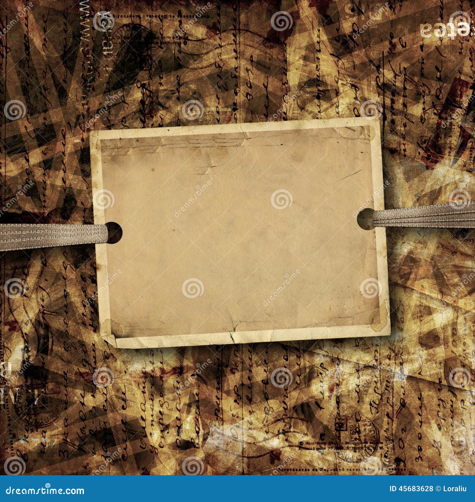 Old Sheet of Paper for Ads and Advertising Stock Illustration ...