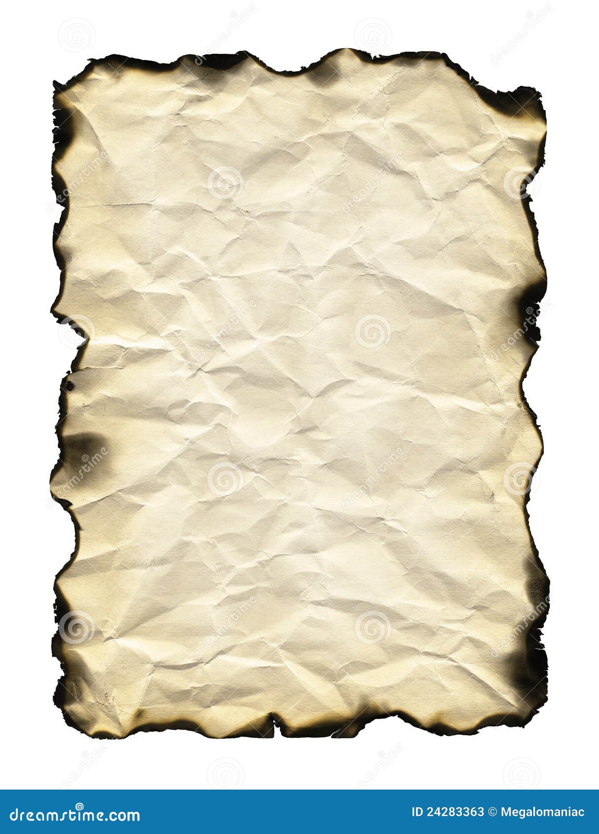 Burnt White Paper Texture