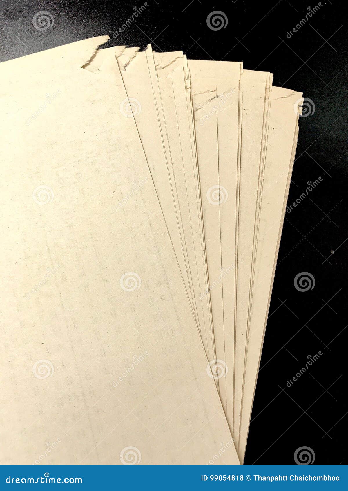 Teared sheet stock photo. Image of document, brown, multiple - 99054818