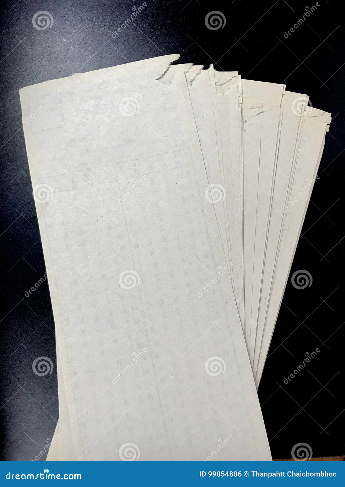 Teared sheet stock photo. Image of final, multiple, antique - 99054806