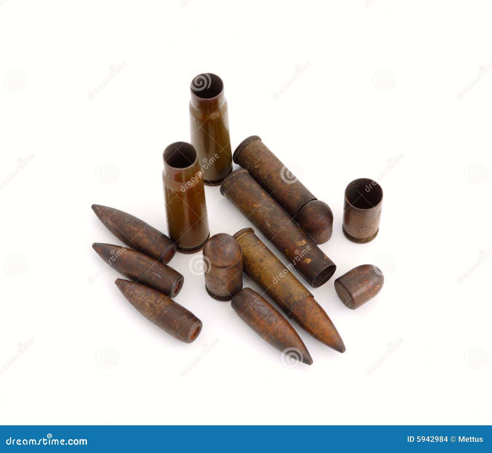 Old shells and bullets stock photo. Image of cartridges - 5942984