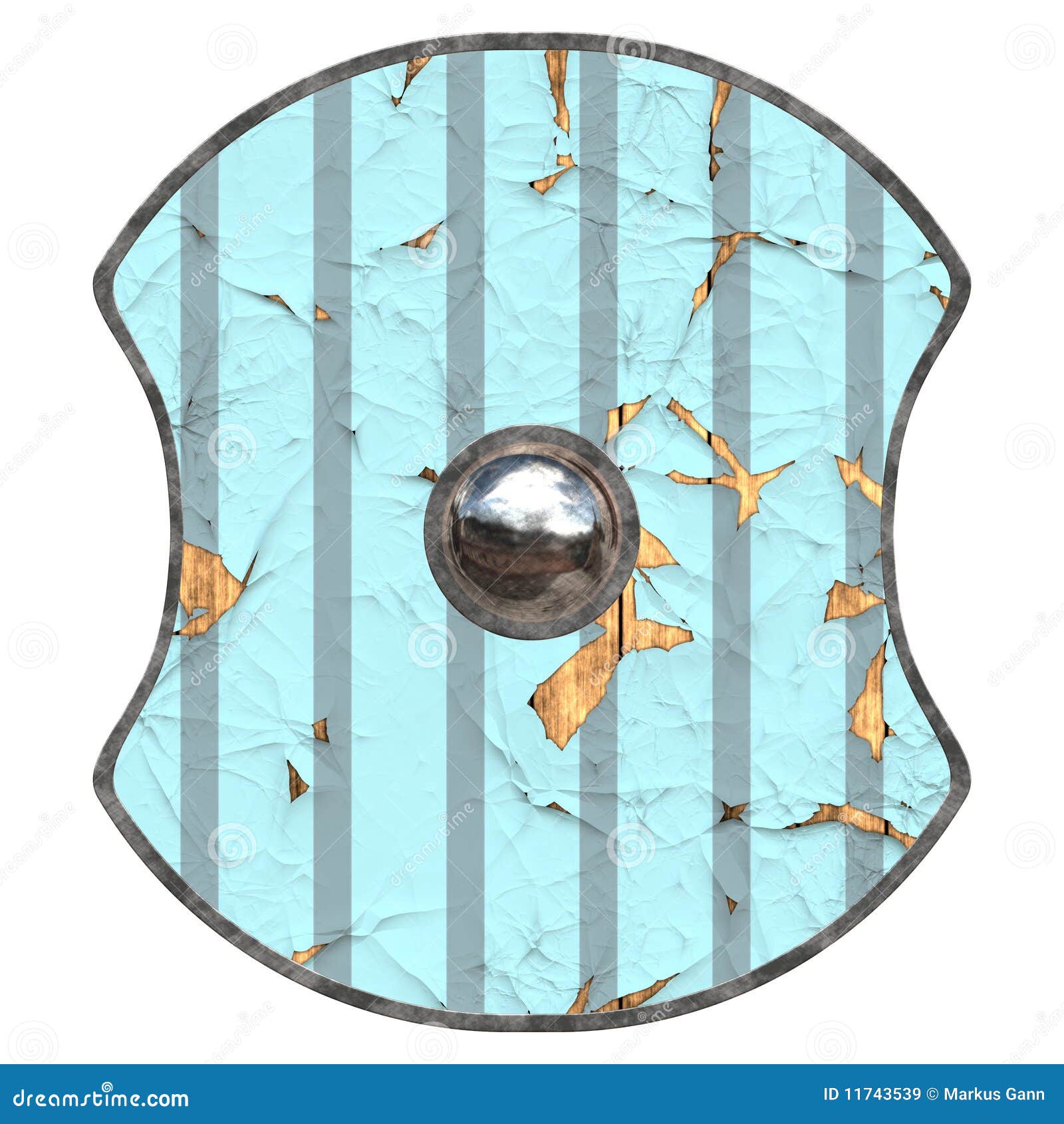 Old shield stock illustration. Illustration of barbarian - 11743539