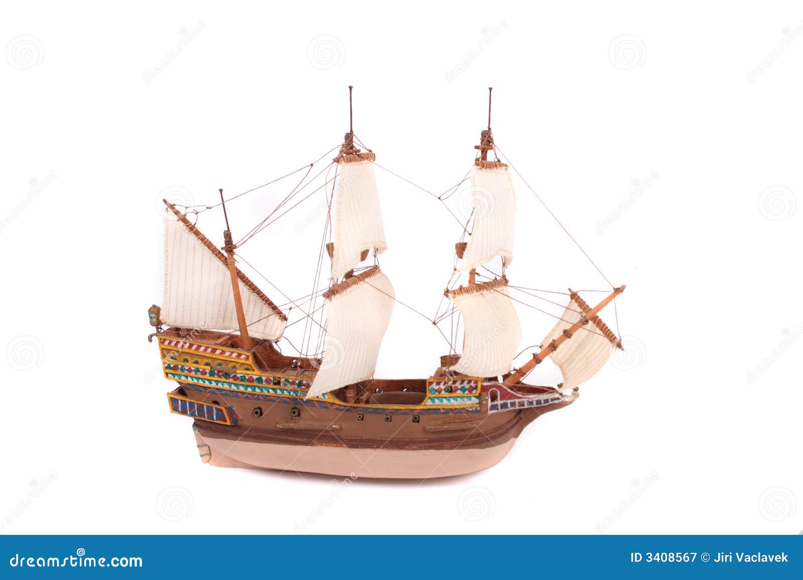 Old ship stock image. Image of sailboat, hobby, explore - 3408567