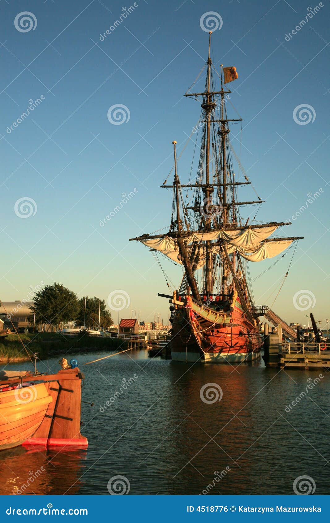 Old ship - Batavia stock photo. Image of attraction, architecture - 4518776