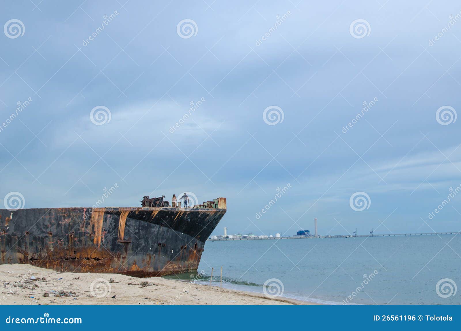 Old ship on the beach stock photo. Image of nature, ship - 26561196