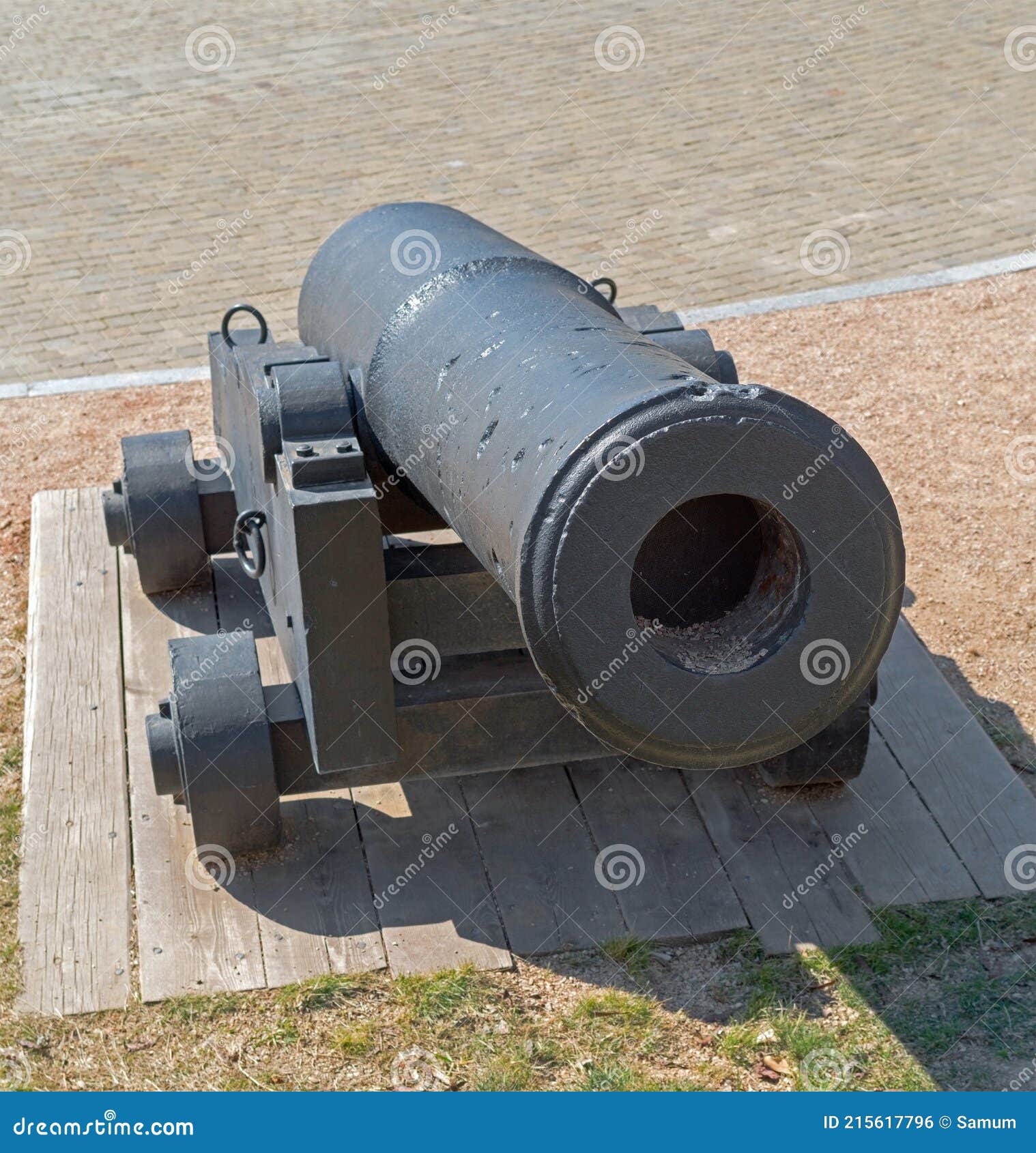 Old Ship Cannon in the Museum Stock Photo - Image of position, army ...