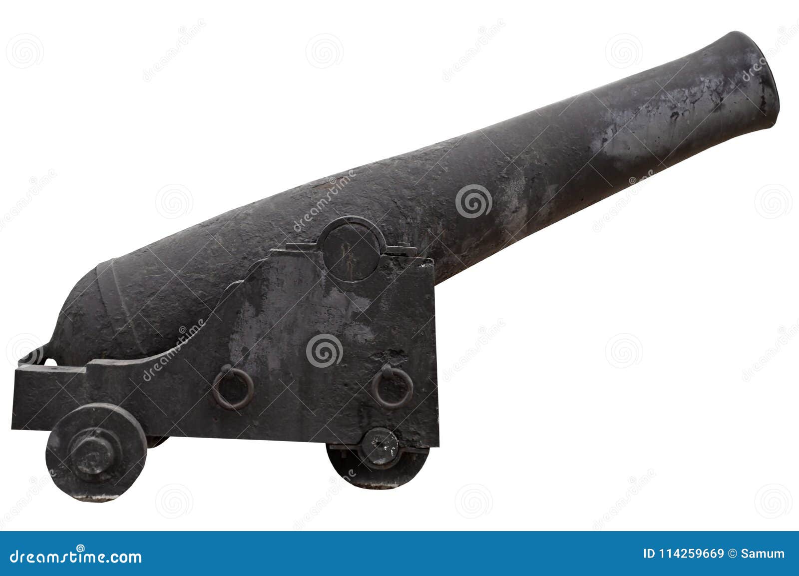 Old ship cannon stock image. Image of navy, power, ship - 114259669
