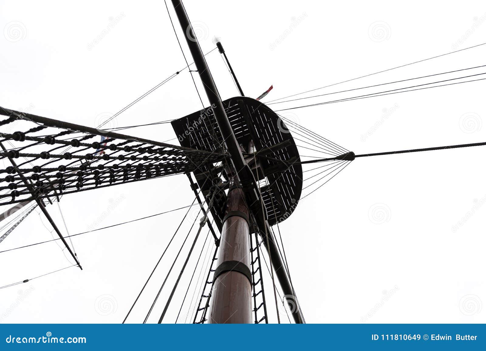 Old ship details stock image. Image of closeup, navigation - 111810649