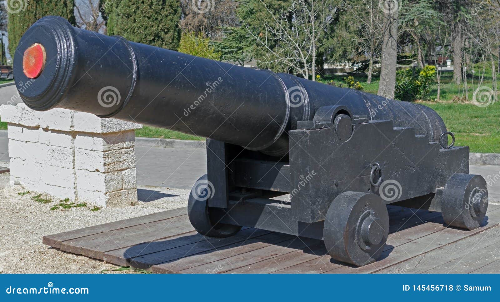 Old ship cannon stock photo. Image of defending, fight - 145456718