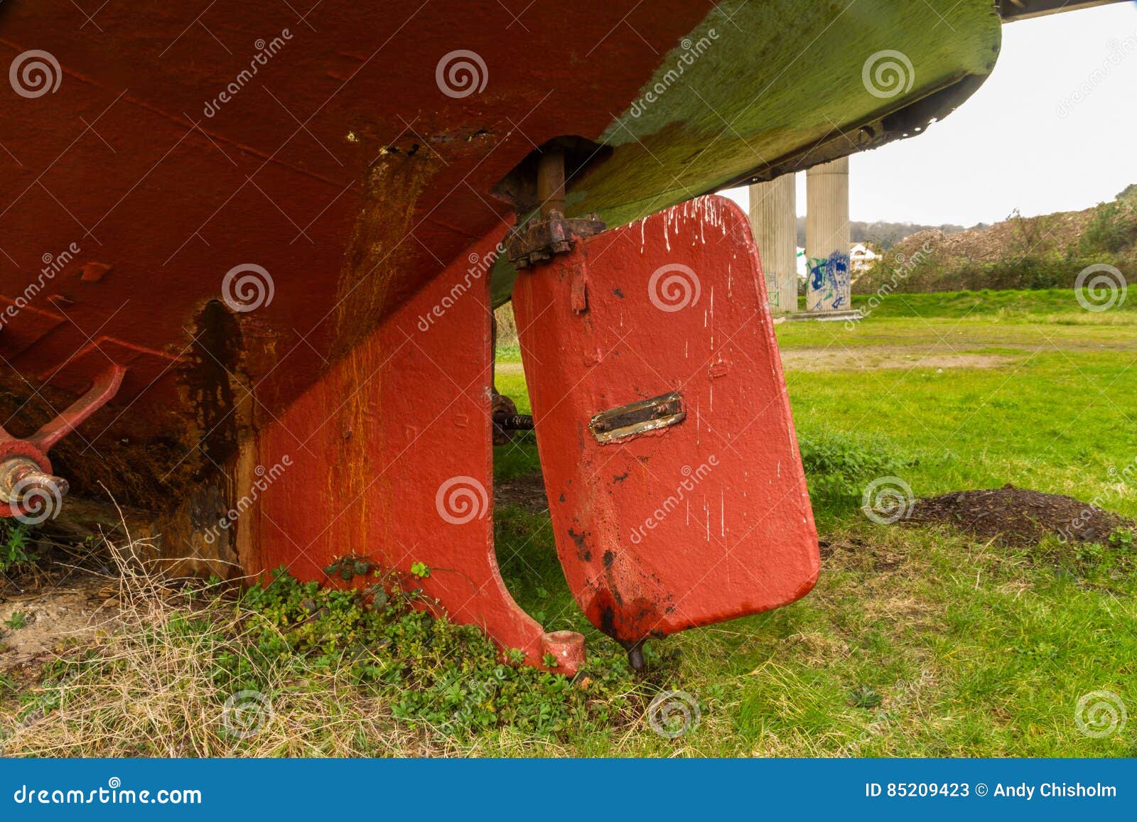 Old Ship Rudder stock image. Image of maritime, marine - 85209423