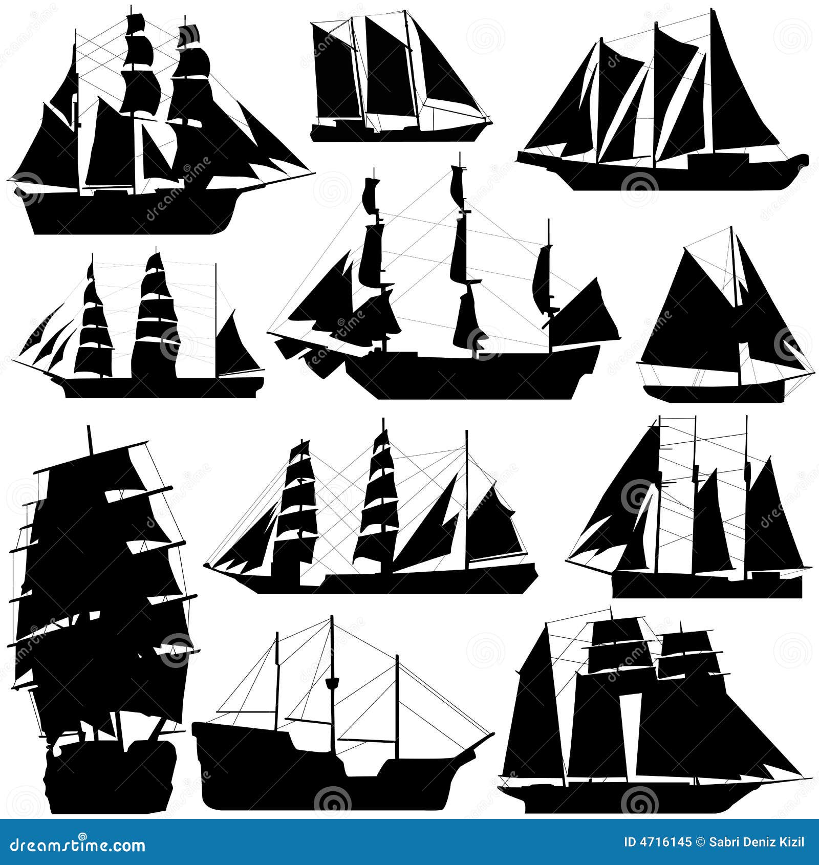 Old ship vector stock vector. Illustration of anchor, exploration - 4716145